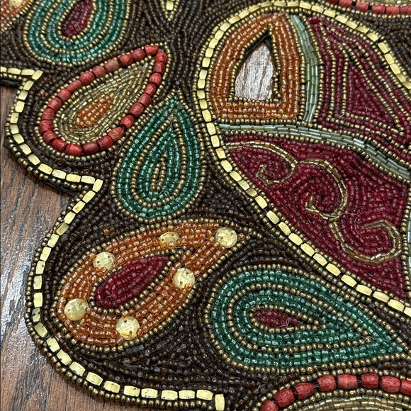 Pier 1 | Dining | Pier Multicolor Beaded Table Runner | Poshmark